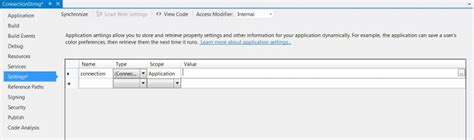 Create Single Connection String For All Windows Form In Net