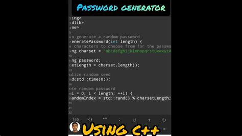 password generator using c c py computerscience coding code