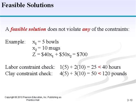 Linear Programming Model Formulation And Graphical Solution Chapter