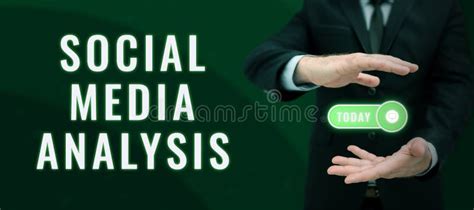 Text Caption Presenting Social Media Analysis Conceptual Photo