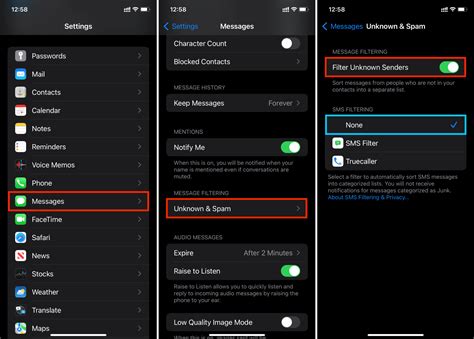How To Filter Messages By Sim Or Phone Number On Iphone