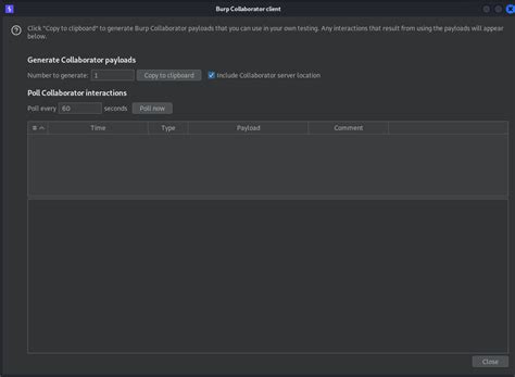 burp suite collaborator recovery