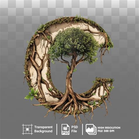 PSD Illustration Tree Isolated On Transparent Background Premium AI Generated PSD