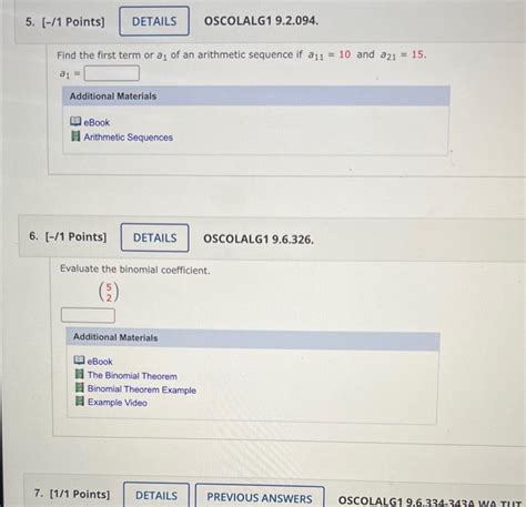 Solved Find The First Term Or A1 Of An Arithmetic Sequence
