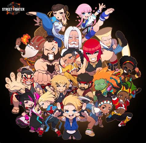 Chun Li Cammy White Han Juri Ryu Ken Masters And More Street Fighter And More Drawn