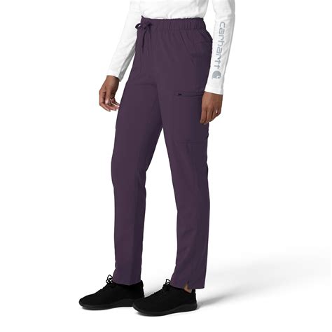 Carhartt Womens Cross Flex Straight Leg Cargo Scrub Pants Marks