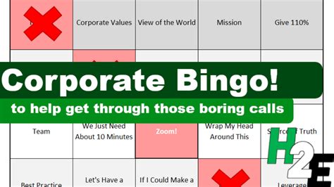 Play Corporate Bingo HowtoExcel Net