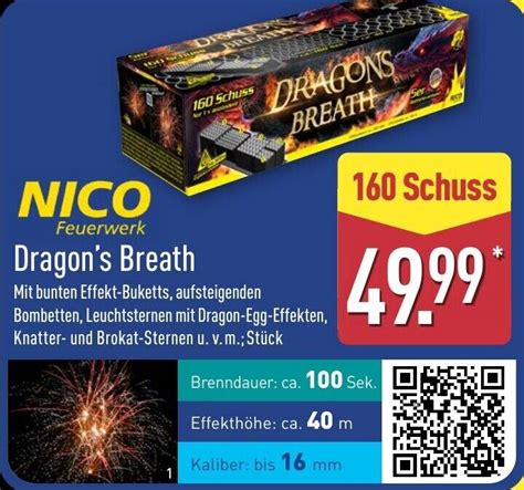 Nico Feuerwerk Dragons Breath Aanbieding Bij Aldi