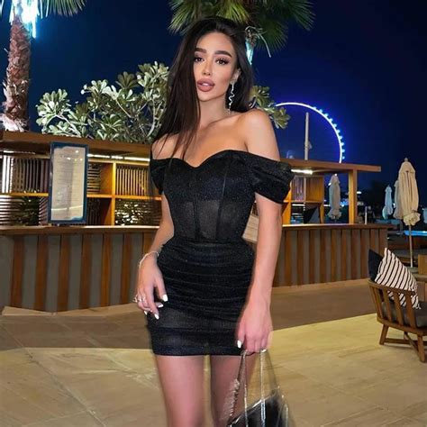 Women Shiny Sequined Party Dress Off Shoulder See Through Night Club