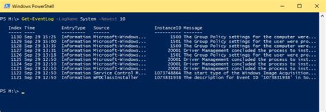 10 Examples To Check Event Log On Local And Remote Computer Using Powershell Nextofwindowscom
