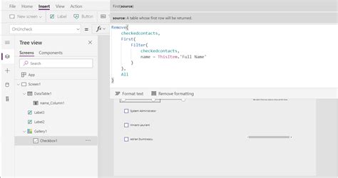 Using Checkbox In A Canvas Apps Gallery Crmthings