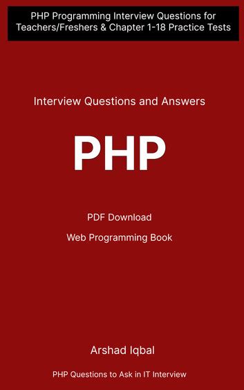 Php Important Questions And Answers Pdf Ebook By Arshad Iqbal Epub