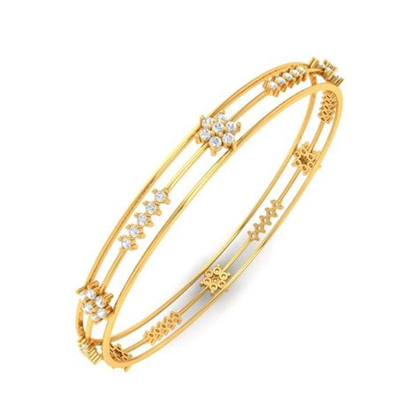 Gold And Daimond Bengls Jewelry Design Gold Bangles