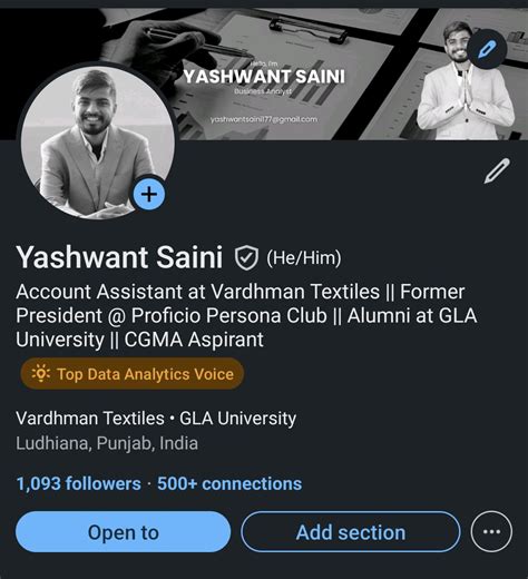 Yashwant Saini On Linkedin Today I Became A Top Data Analytics Voice On Linkedin Its