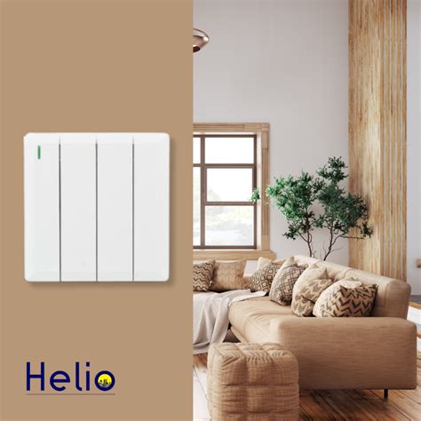 Klass Switch And Outlet Slim Square Type 86 Minimalist Aesthetic And