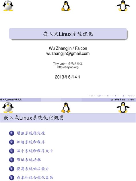 embedded linux system optimization pdf