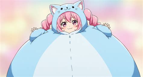 Anime Girl Wearing An Inflated Cat Costume By Kingdab28 On Deviantart