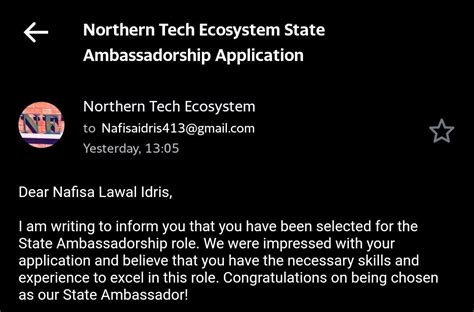 nafisa lawal idris she her on linkedin team tech community