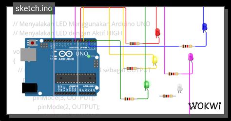 Led Tri Ramadhan Wokwi Esp32 Stm32 Arduino Simulator