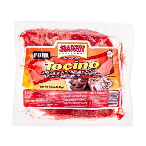 Get Martin Purefoods Pork Tocino Frozen 340 G Delivered Másgusto