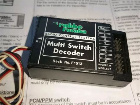Robbe Futaba Multi Switch Decoder F1513 Für F14 Fc16 18 28 Eur 4700