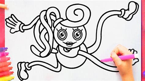 How To Draw Mommy Long Legs Poppy Playtime Youtube