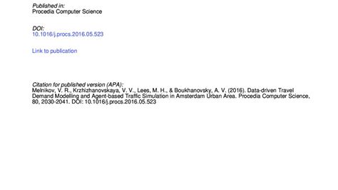 Datadriventraveldemandmodellingpdf Openresearchamsterdam