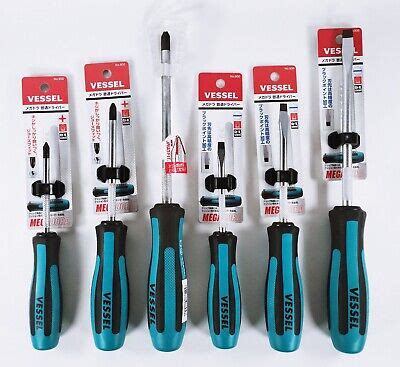 Vessel Megadora No900 Jis Standard Screwdriver 6 Variations Japan New
