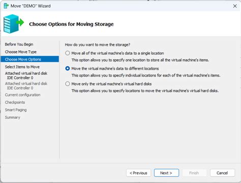 Hyper V Move Vhdx Virtual Harddisk To Another Location