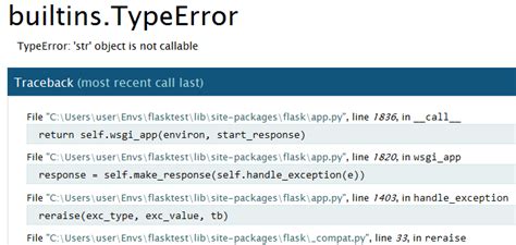 Python Why Isnt Flask Giving Me An Interactive Debugger Stack
