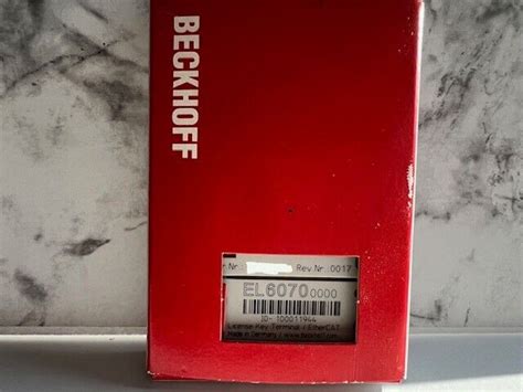 Beckhoff El6070 El6070 Brand New Ebay