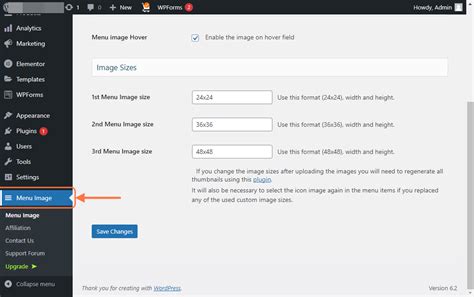 How To Add Images Or Icons In The Navigation Menu