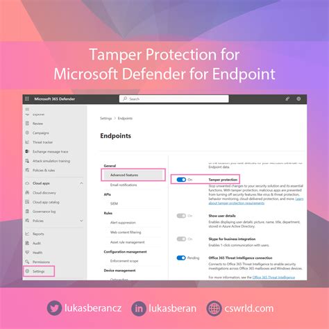 Microsoft Defender For Endpoint Tamper Protection Cybersecurity World