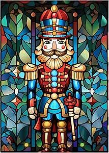 Stained Glass Nutcracker Jigsaw Puzzle 3005001000 Piece