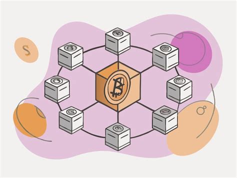 Blockchain Technology Bitcoin Crypto Illustration Premium Ai Generated Image