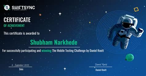 Shubham Narkhede On Linkedin Mobiletesting Winning Gratitude 10 Comments