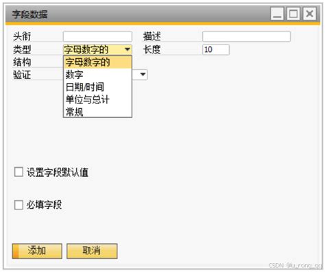 sap b1 基础实操 用户定义字段 udf sap b1 设计报表增加字段 csdn博客