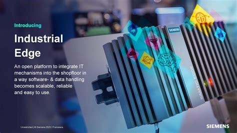 Siemens Industrial Edge: Revolutionizing Industrial Performance with ...