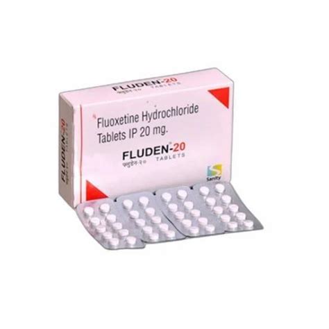 Fluoxetine Hydrochloride 20 Mg Tablet 10x10 At Rs 120 Stripe In Nagpur