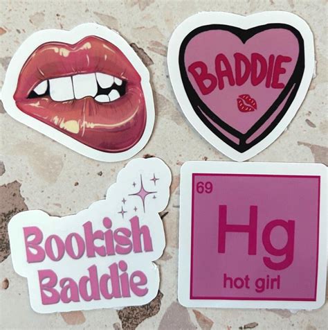 12 Sticker Pack Baddie Sticker Cute And Confident Vinyl Decal