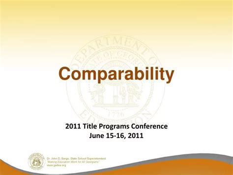 PPT Comparability PowerPoint Presentation Free Download ID