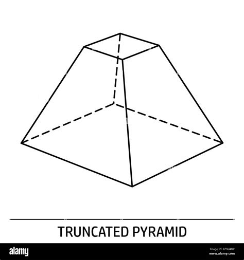 Truncated Prism Stock Vector Images Alamy