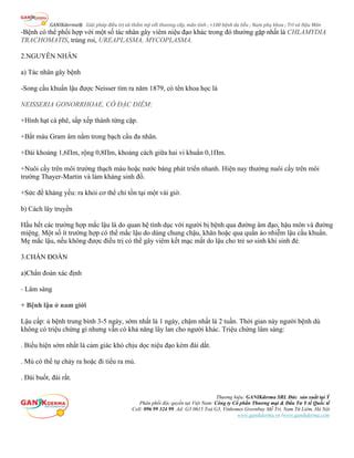 GANIKderma Mỡ Sồi BỆNH LẬU PDF