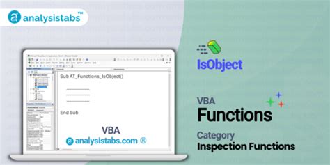 vba isobject function explained with examples