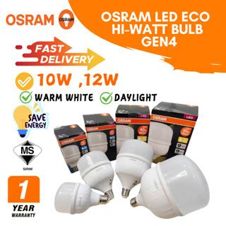 Osram Led Eco Hi Watt Bulb Gen W W W W High Wattage Commercial Bulb Energy Saving