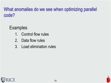 Ppt Code Optimization Of Parallel Programs Powerpoint Presentation