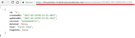Android Cannot Insert Data Into Tables On Azure Mobile App Stack