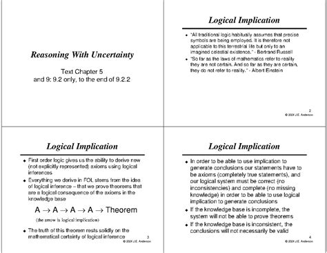 Uncertainty Lecture Slides Reasoning With Uncertainty Text Chapter And Only To