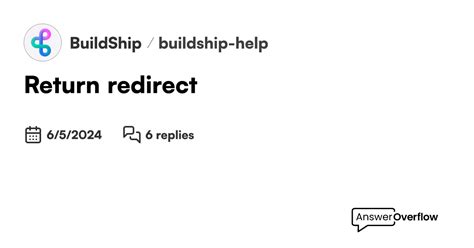 Return Redirect Buildship