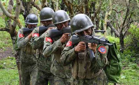 Dvb အမ်းမြို့နယ်တွင် အေအေနှင့် စစ်ကောင်စီတပ်တို့ တိုက်ပွဲဖြစ်